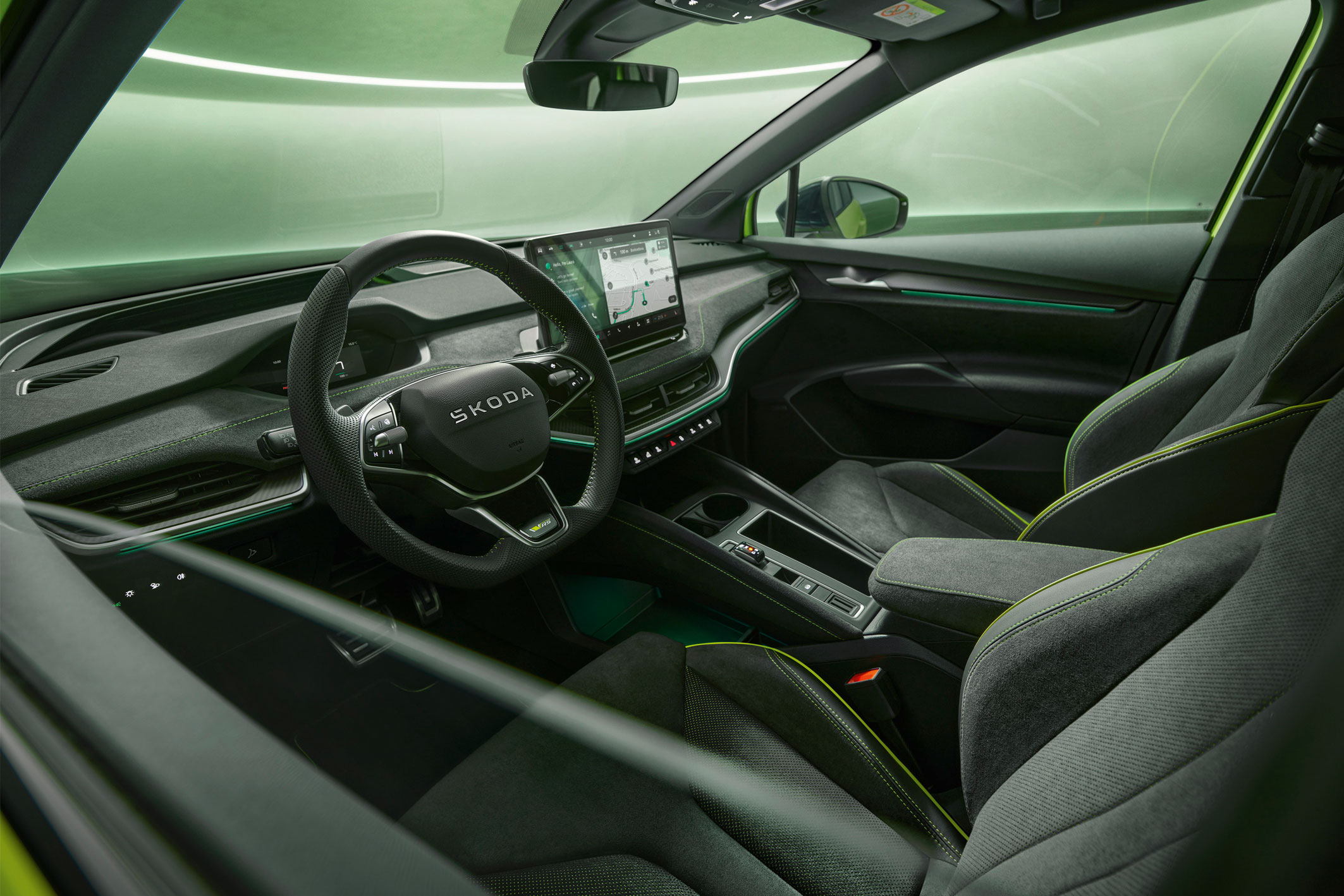 La Skoda Enyaq RS est de retour avec 335 ch et un nouveau visage ...